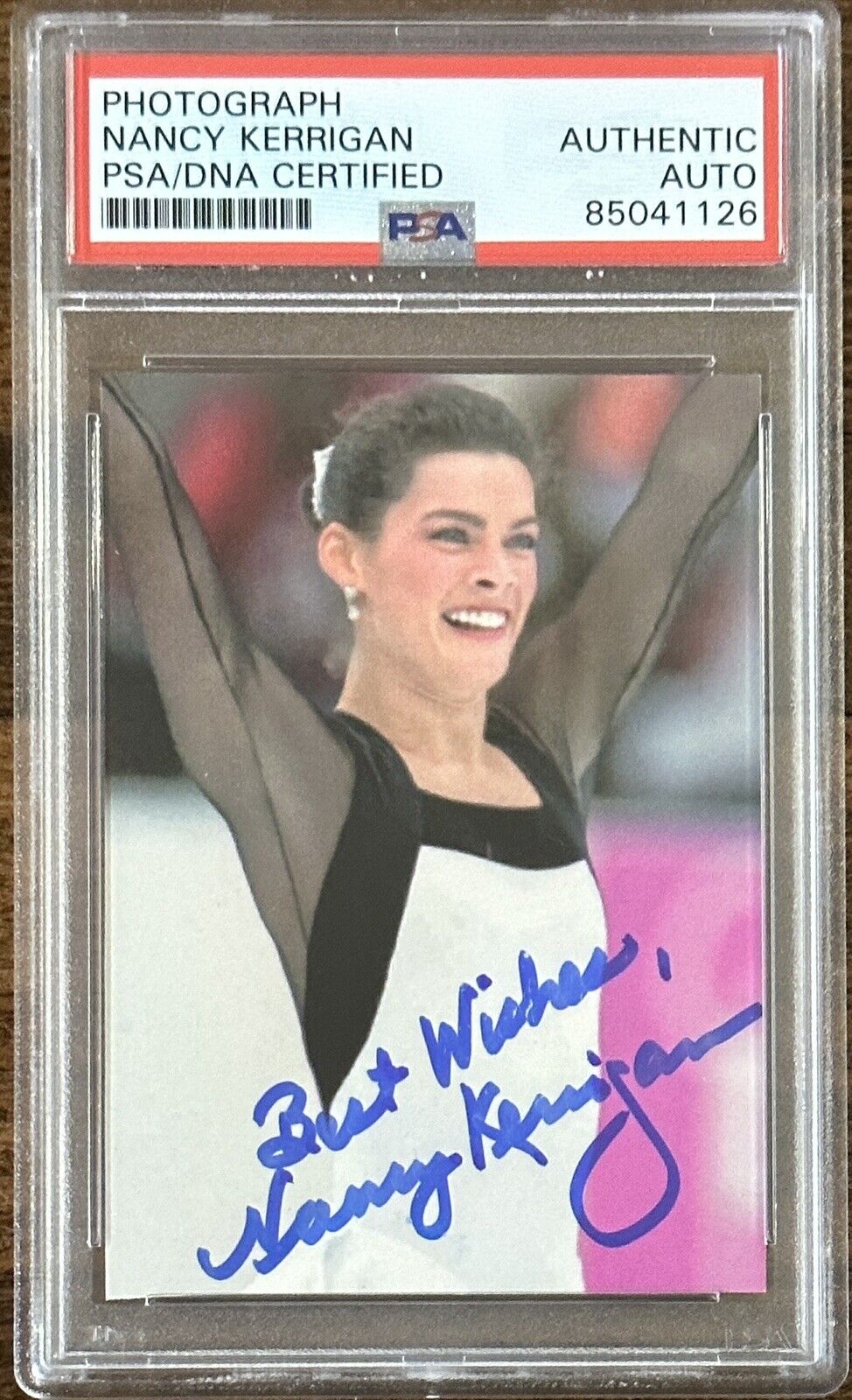 NANCY KERRIGAN SIGNED OLYMPICS PICTURE PHOTOGRAPH AUTOGRAPH PSA DNA ...