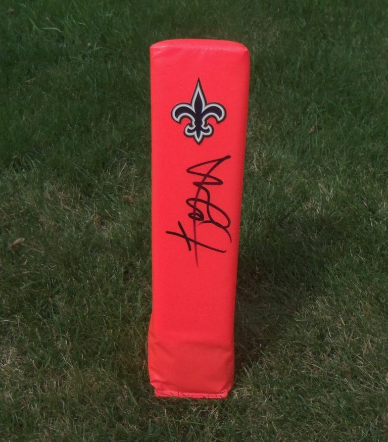 New Orleans Saints KENNY VACCARO Signed Autographed Football Pylon COA ...