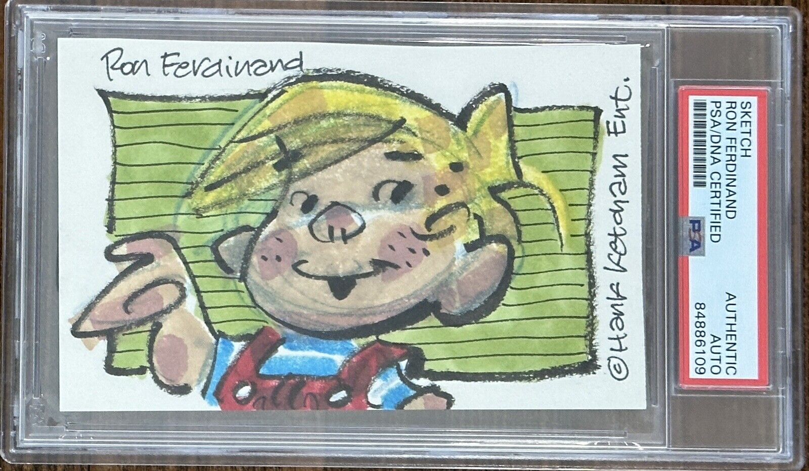 Original Dennis The Menace Color Sketch Drawing Signed Ron Ferdinand ...