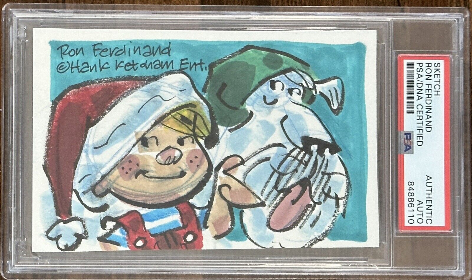 Original Dennis The Menace Color Sketch Drawing Signed Ron Ferdinand ...