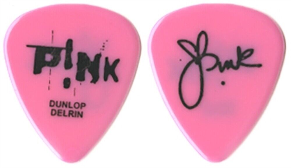 Pink 2004 Try This tour real custom stage signature Guitar Pick Alecia ...