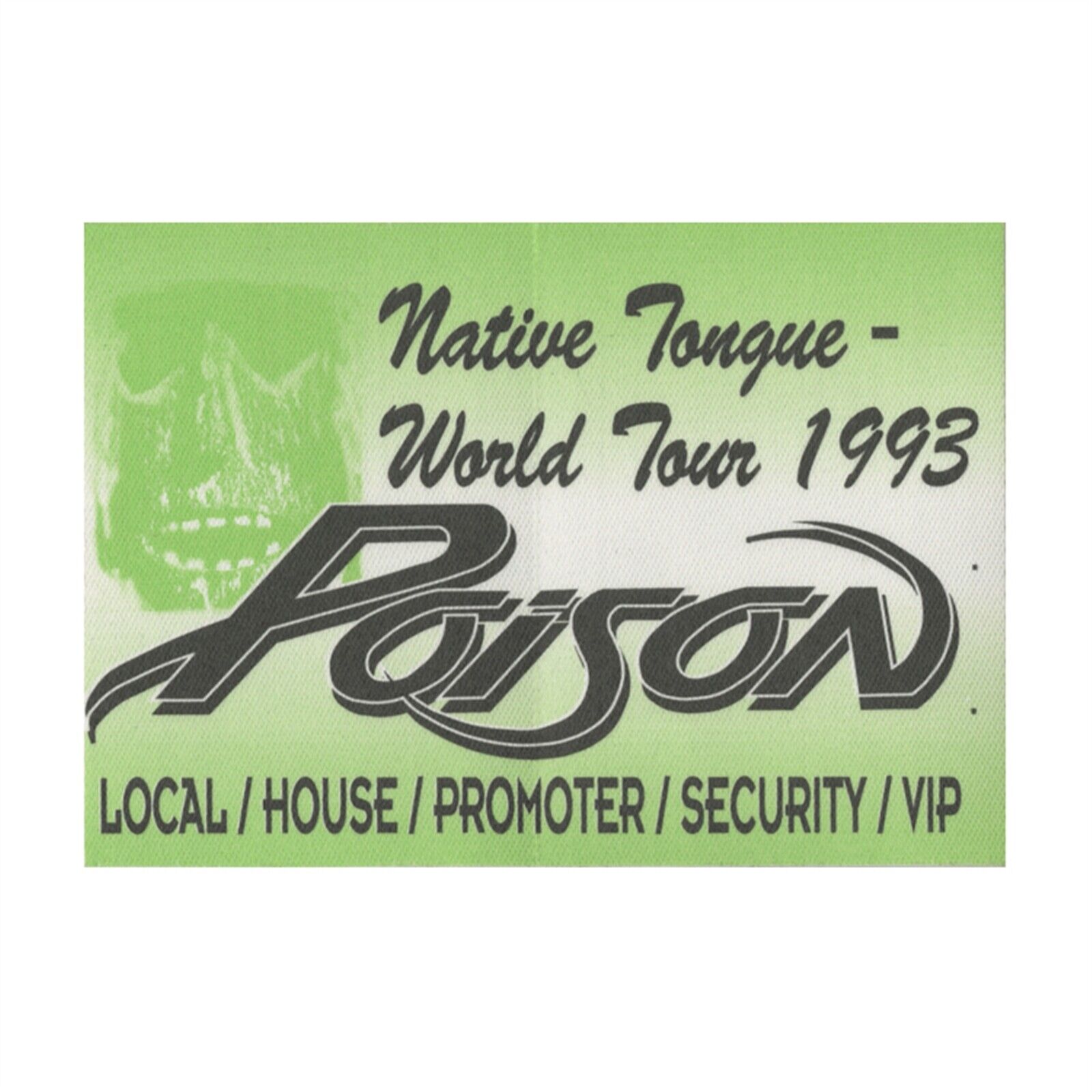 New ListingPoison 1993 Native Tongue concert tour Backstage Pass ...