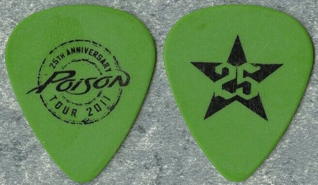 Poison 2011 25th Anniversary concert tour Bobby Dall collectible Guitar ...