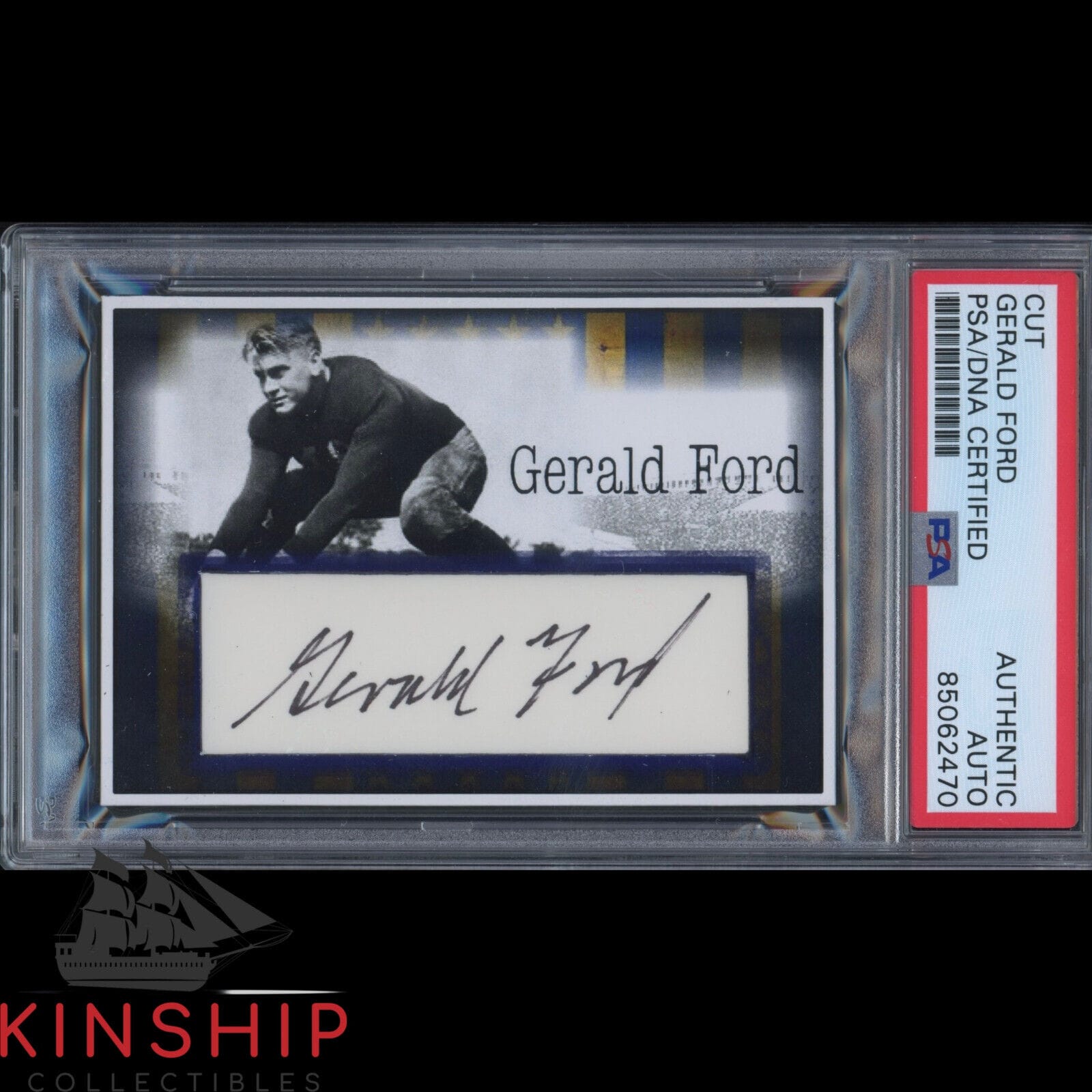 New ListingPresident Gerald Ford signed Custom Trading Card Cut PSA DNA ...