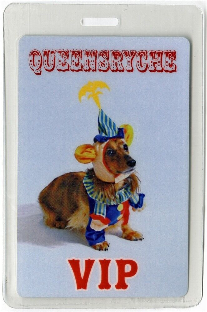 Queensryche authentic 2000's concert tour Laminated Backstage Pass VIP ...