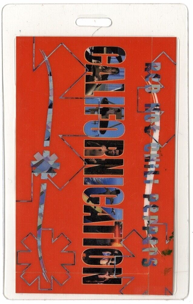 Red Hot Chili Peppers 1999 Californication Tour Laminated Backstage ...