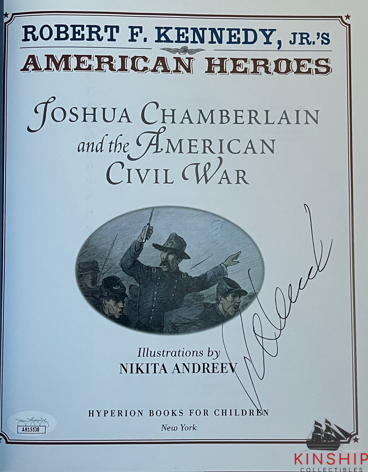 Robert F Kennedy Jr signed Book JSA COA Future President Auto John JFK ...