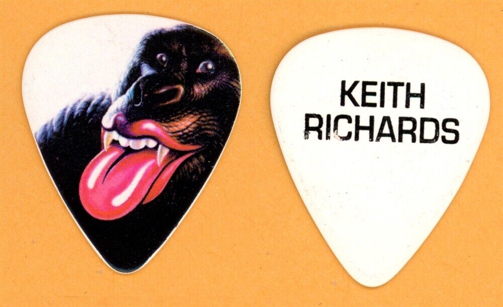Rolling Stones Keith Richards Vintage Guitar Pick - 2014 On Fire Tour ...