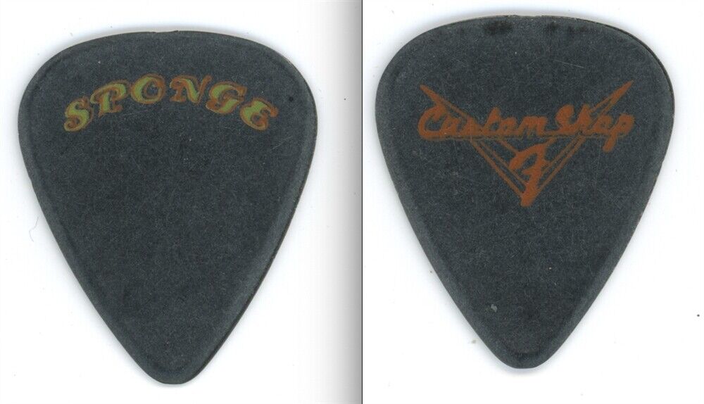 Sponge 1990 Fender Custom Shop Joey Mazzola Yellow/Black Guitar Pick ...