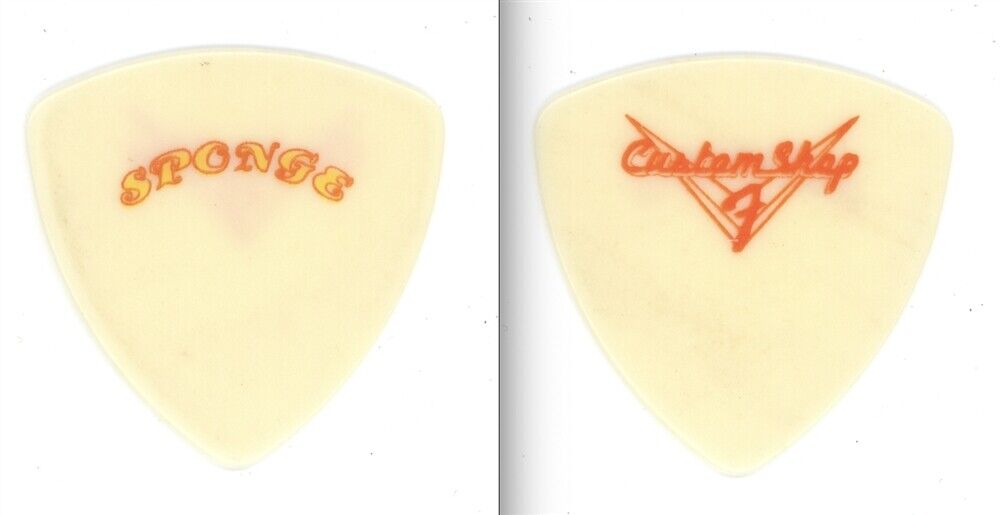 Sponge 1990 Fender Custom Shop Joey Mazzola Yellow/White Guitar Pick ...