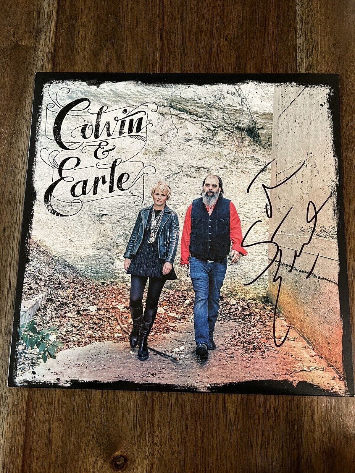 Steve Earle ‘Colvin & Earle’ Signed Vinyl Album Folk Singer | Autographia