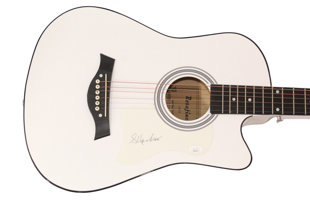 Steve Hackett Genesis Signed Autograph Acoustic Guitar - Nursery Cryme ...