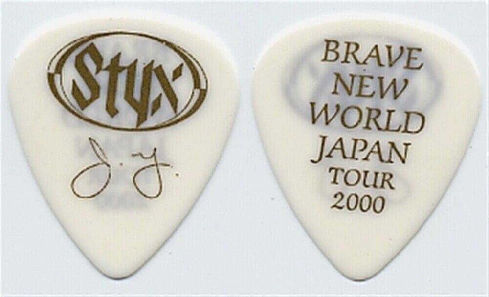 Styx 2000 Brave New World Japan concert tour James Young signature ...