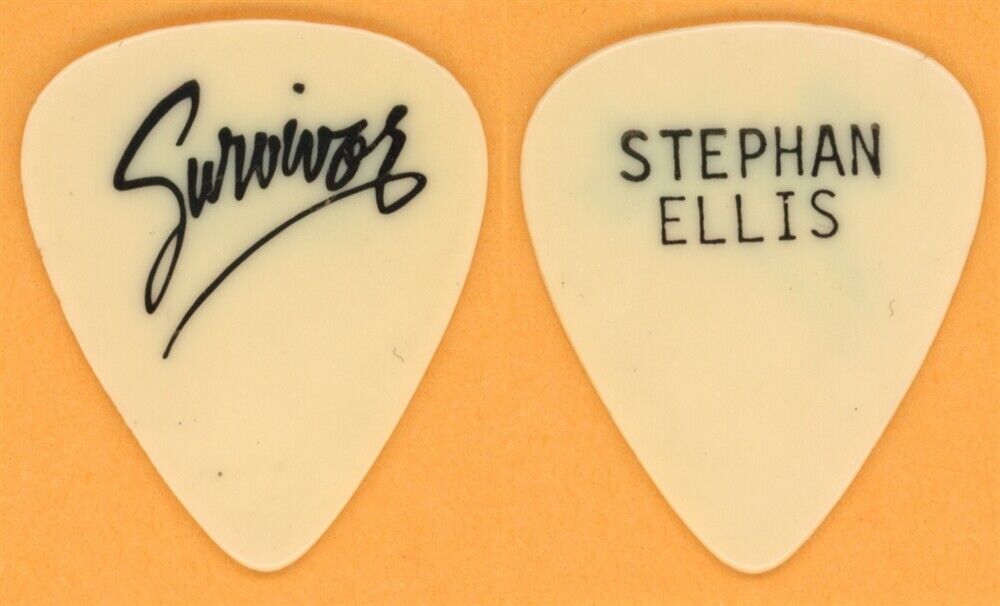 Survivor Stephen Ellis Vintage Guitar Pick - 1986 Vital Signs Tour ...