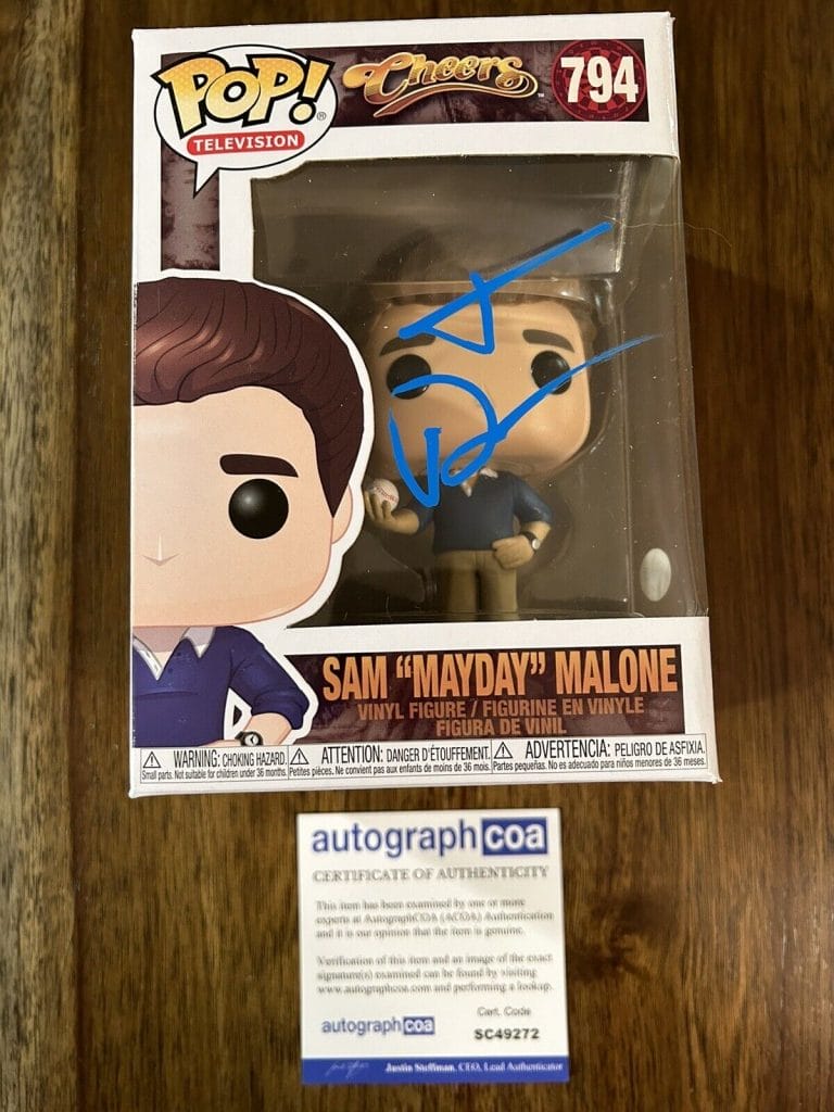 Ted Danson Signed Autograph ‘Cheers’ Funko Pop Sam “Mayday” Malone ACOA ...
