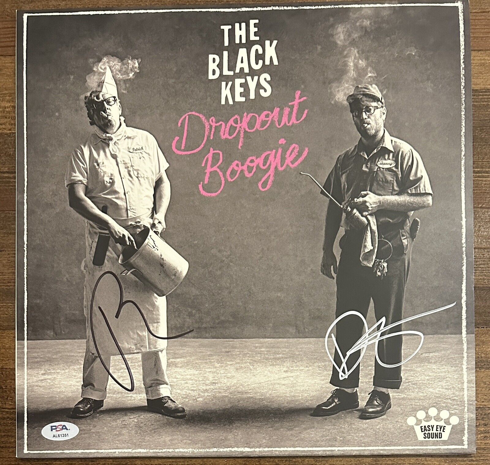 The Black Keys Dropout Boogie SIGNED White Vinyl PSA DNA Certified COA ...