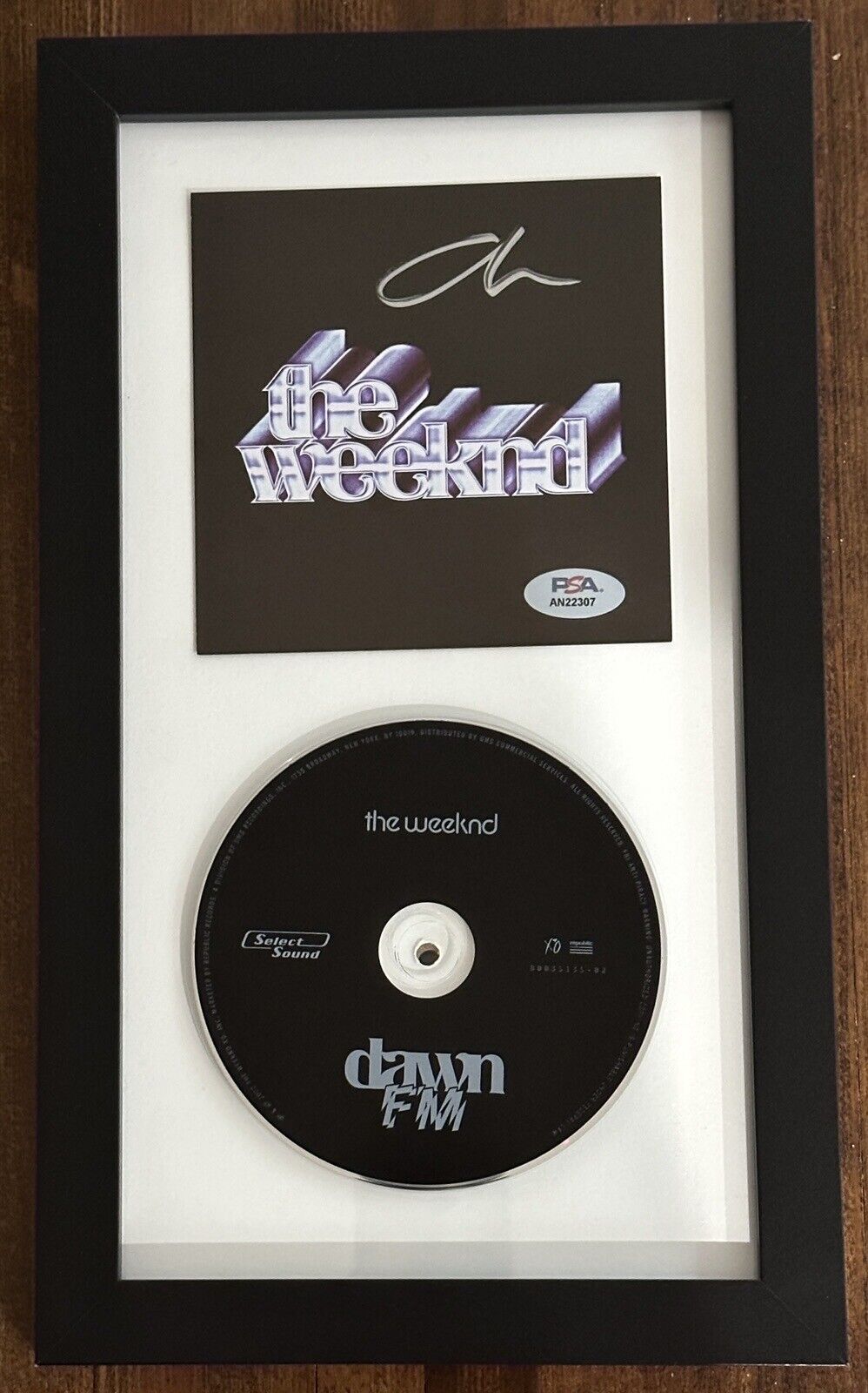 The Weeknd Signed Dawn FM CD Cover Autograph FRAME PSA DNA Certified ...