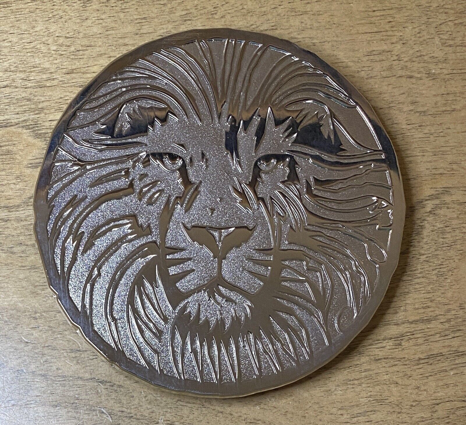 TODD SLATER SILVER Blank 4" Equinox LION Pin Limited Edition of 5 ...