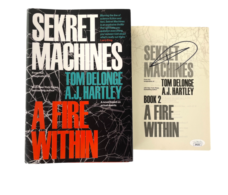 Tom DeLonge Blink-182 Signed Autograph Sekret Machines A Fire Within ...