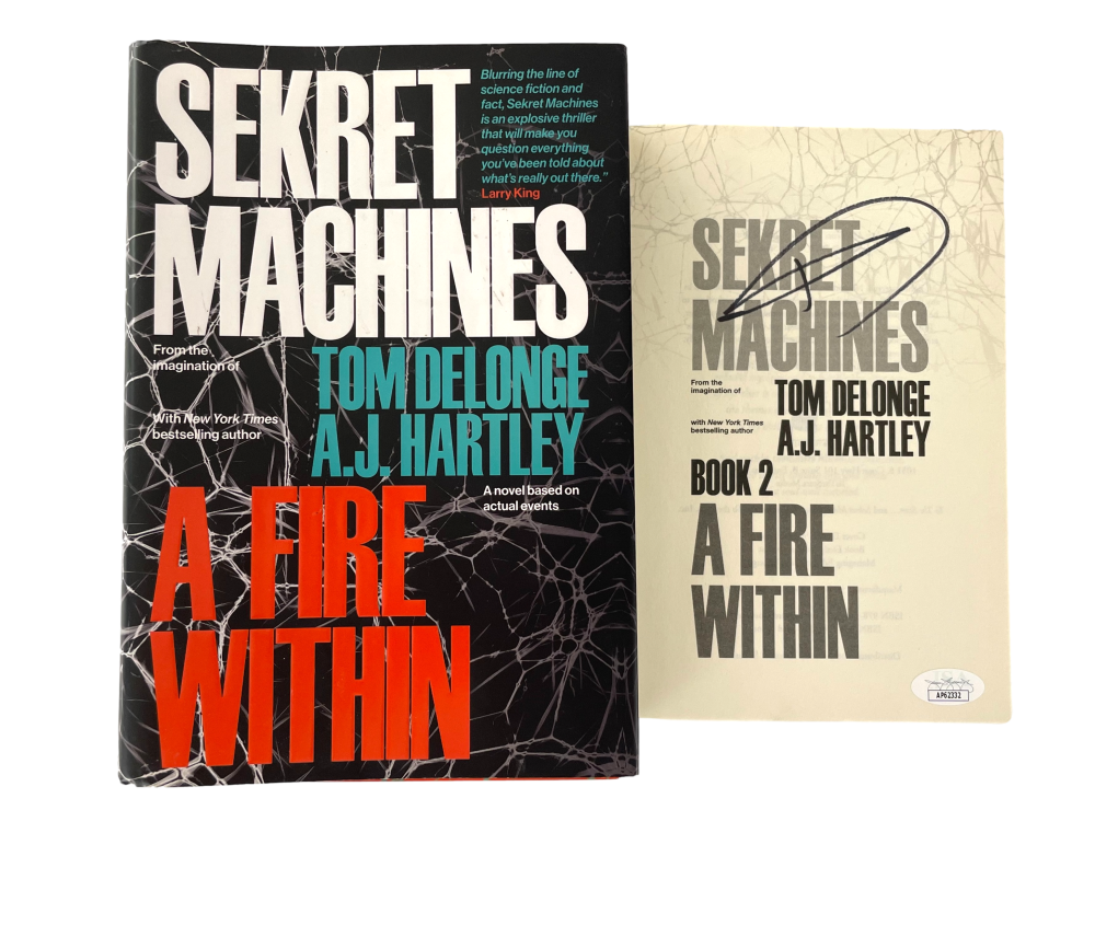 Tom DeLonge Blink-182 Signed Autograph Sekret Machines A Fire Within ...