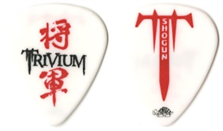 Trivium 2009 Shogun concert tour custom Matt Heafy stage Guitar Pick ...