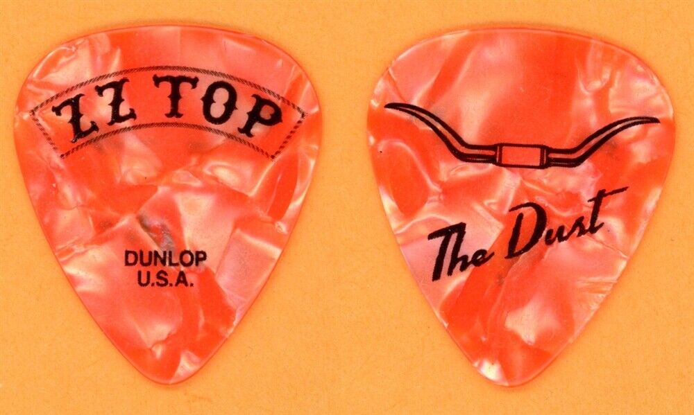 ZZ Top Dusty Hill Vintage Tour Guitar Pick Opens in a new window or tab ...