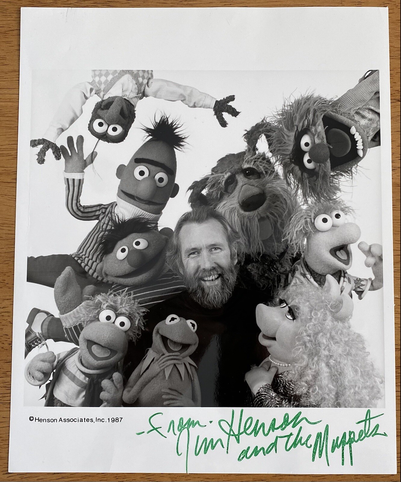 Jim Henson Signed Autographed 8x10 Photo Full JSA Letter Muppets 3 ...