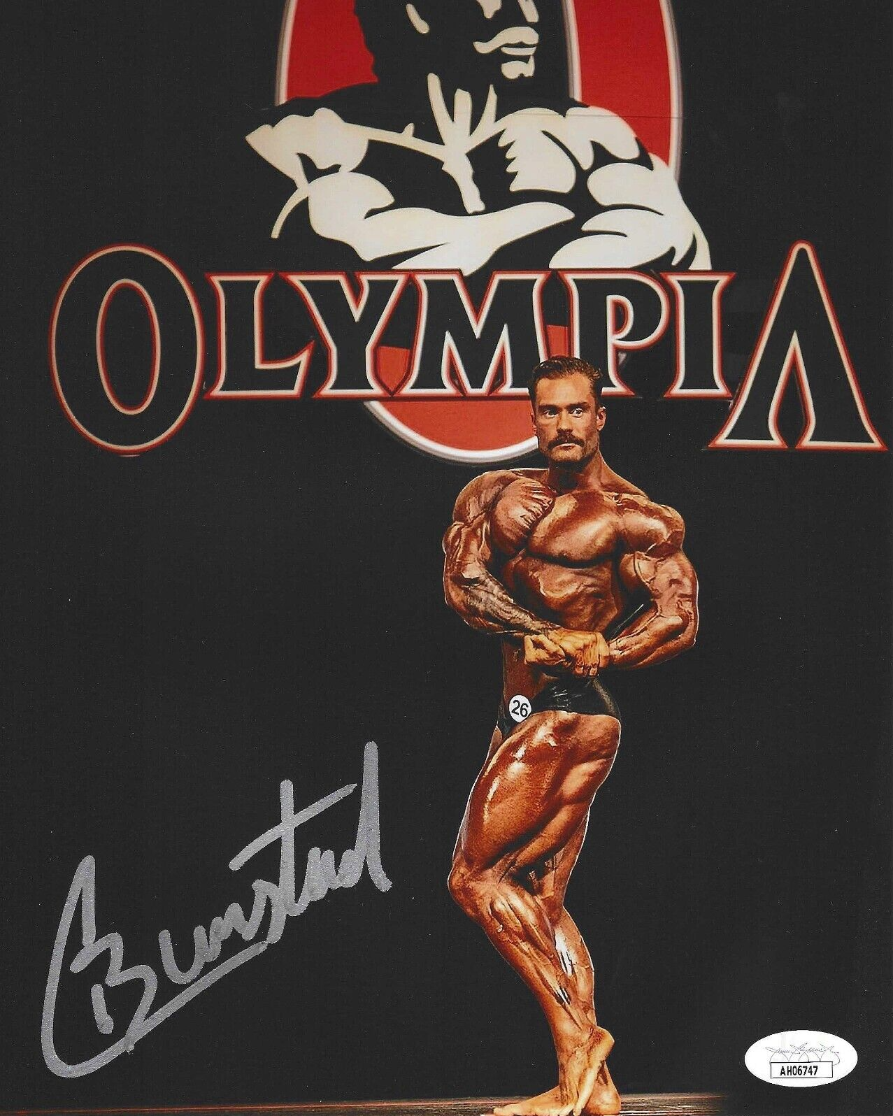 CHRIS BUMSTEAD SIGNED AUTOGRAPH 8X10 PHOTO BODYBUILDING MR O OLYMPIA ...