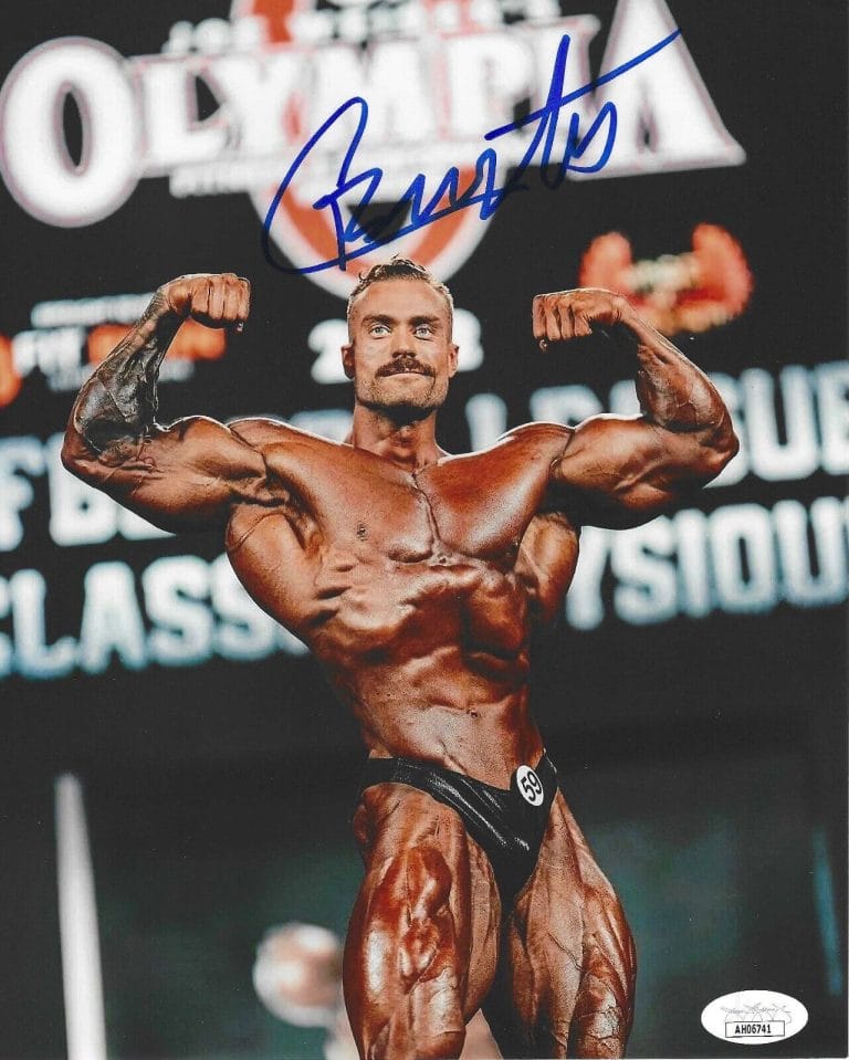 CHRIS BUMSTEAD SIGNED AUTOGRAPH 8X10 PHOTO BODYBUILDING MR O OLYMPIA ...