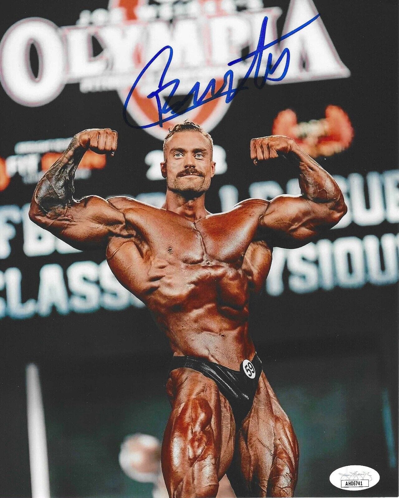 CHRIS BUMSTEAD SIGNED AUTOGRAPH 8X10 PHOTO BODYBUILDING MR O OLYMPIA CBUM JSA * | Autographia