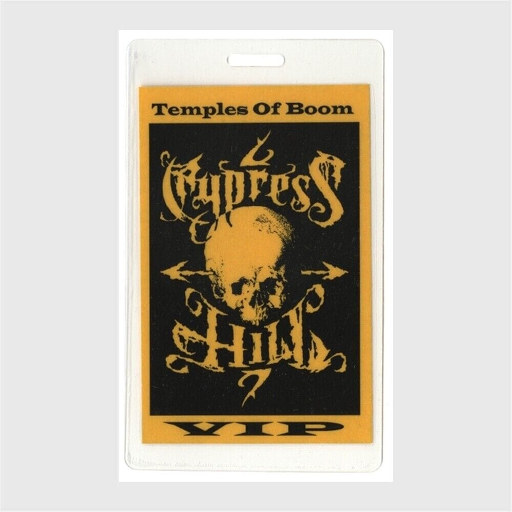 Cypress Hill 1995 Temples of Boom concert tour Band VIP Laminated ...