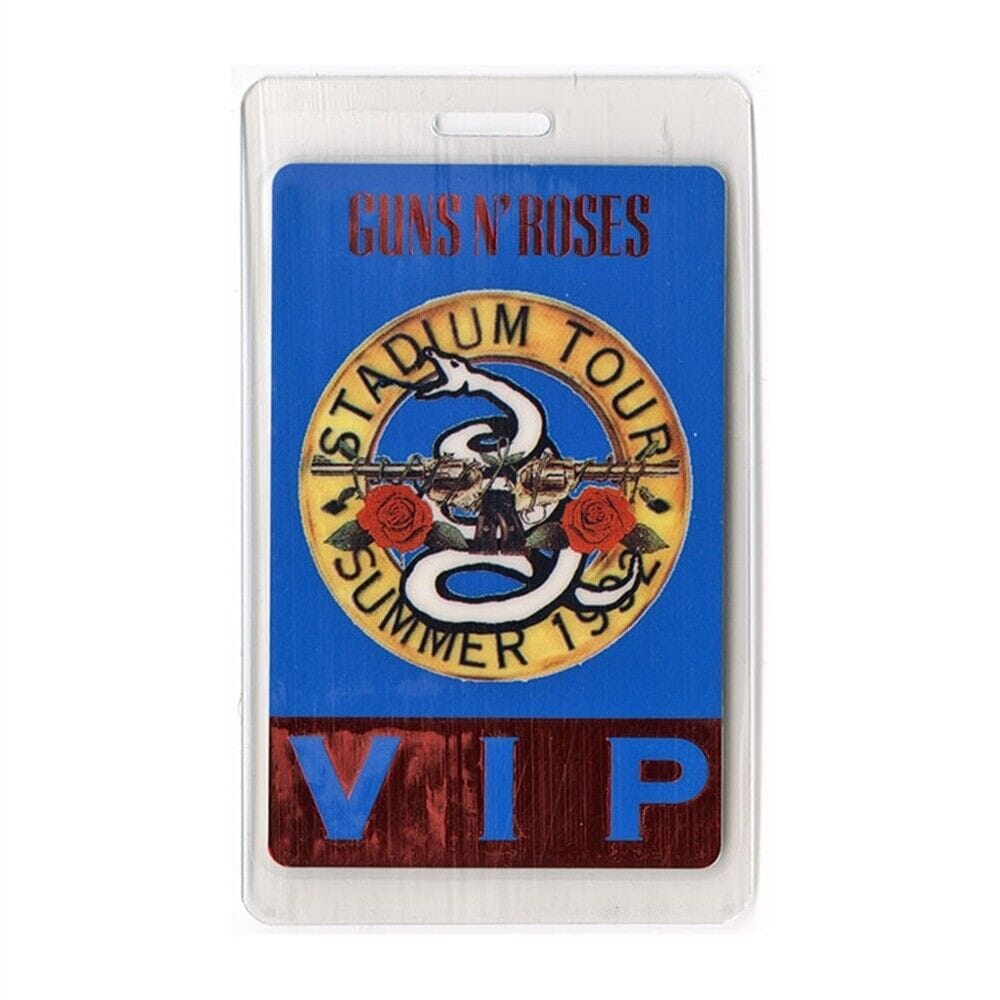 Guns N Roses 1992 Stadium concert Tour w/ Metallica VIP Laminated ...