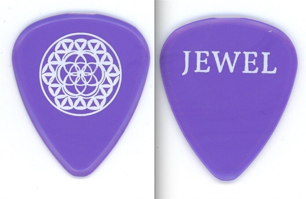 Jewel Kilcher Signature Yellow Guitar Pick - 1998 Tour | Autographia