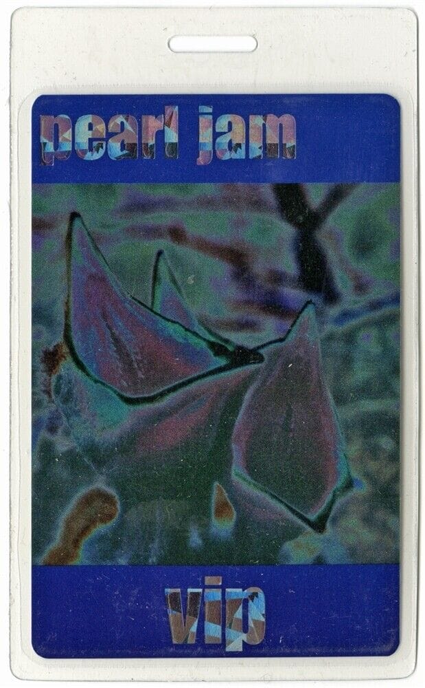 Pearl Jam 1998 Yield concert tour collectible Band VIP Laminated ...
