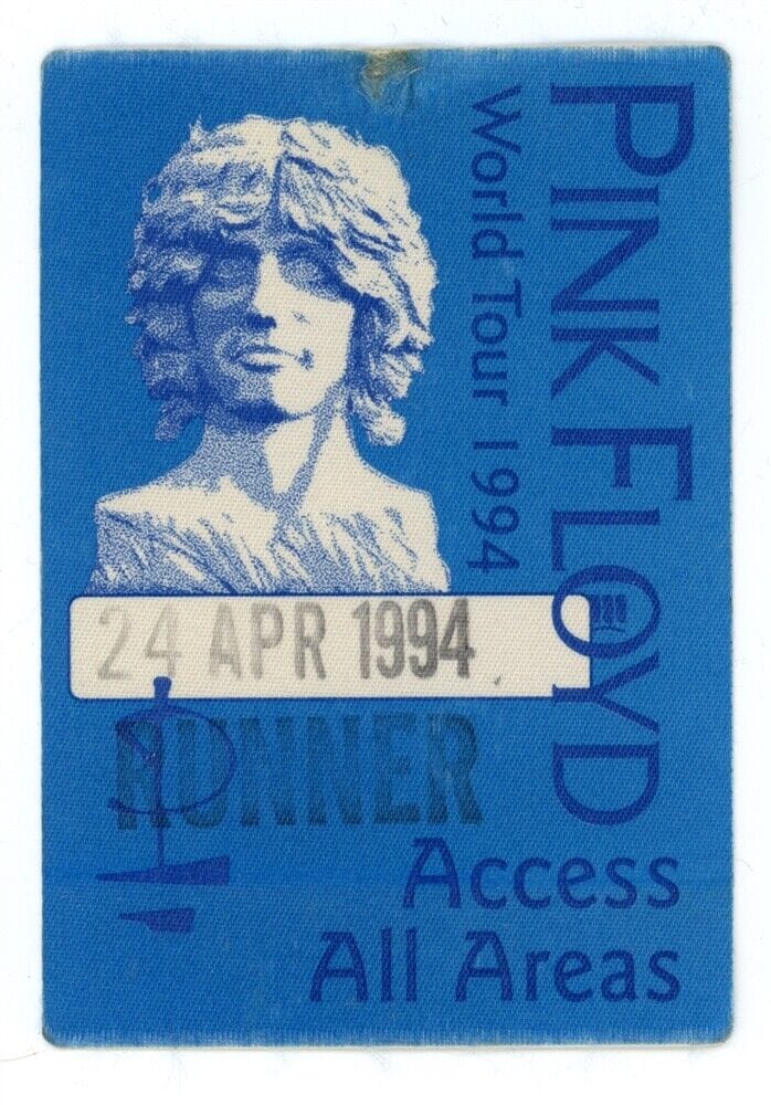 Pink Floyd David Gilmour All Access Backstage Pass - 1994 Division Bell ...
