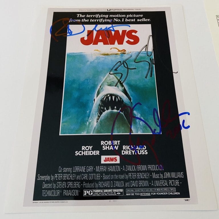 Jaws Movie Memorabilia for Sale - Authentic Props, Signed Posters ...