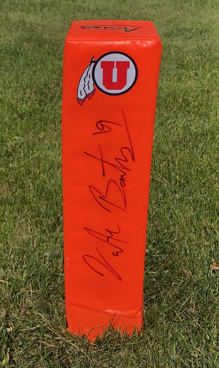Utah Utes #8 JAKE BENTLEY Signed Autographed Football Pylon COA! GO ...
