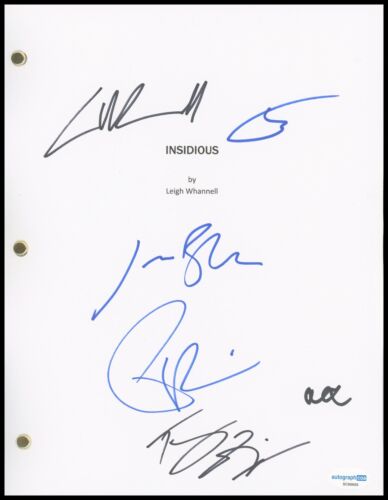 "Insidious" AUTOGRAPHS Signed Full Script Screenplay - Leigh Whannell ...