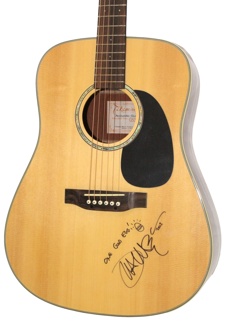 John Mayer Signed Autograph Acoustic Guitar - Awesome Inscription! JSA ...
