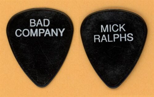 Bad Company Mick Ralphs Original Guitar Pick - 1996 Stories Tour ...