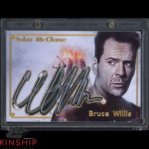 Bruce Willis signed Cut Custom Card JSA LOA Die Hard Actor Auto Rare ...