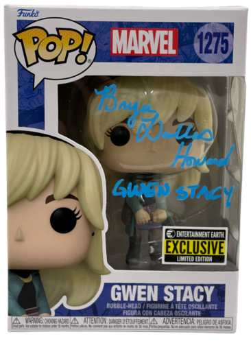 Bryce Dallas Howard Signed Gwen Stacy Spider-Man Funko Marvel Autograph ...