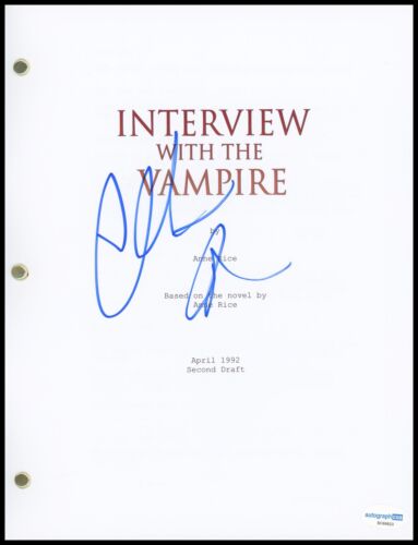 Christian Slater "Interview with the Vampire" AUTOGRAPH Signed Script ...
