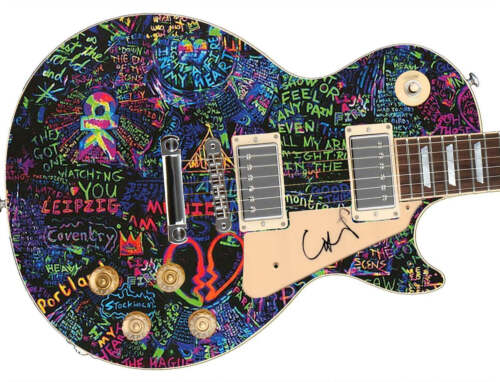 Shop Coldplay Signed Memorabilia & Signed Poster, Guitar | Autographia
