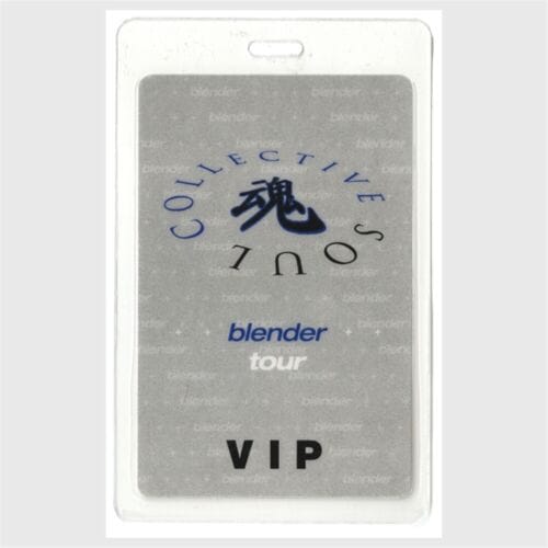 Collective Soul 2000 Blender concert tour Band VIP Laminated Backstage ...