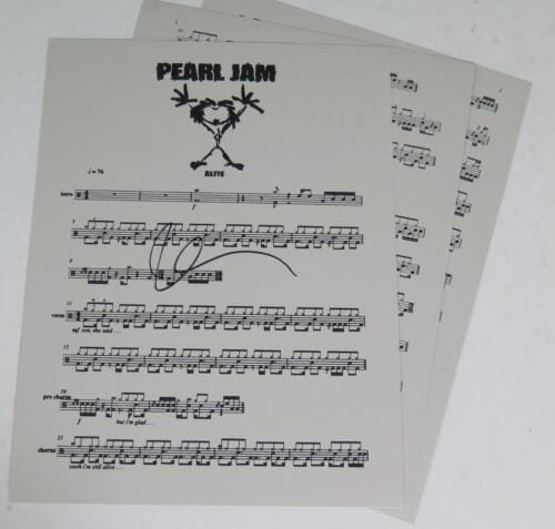Pearl Jam Autographed Memorabilia, Poster & Guitar | Autographia