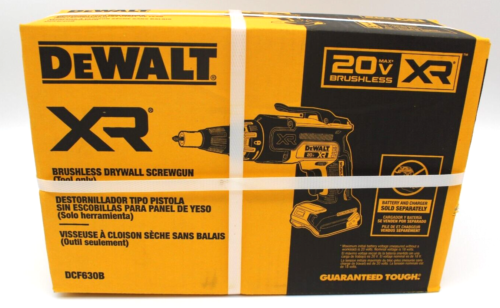 DeWalt DCF630B 20V MAX XR Brushless Drywall Screwgun (Tool Only) Brand ...