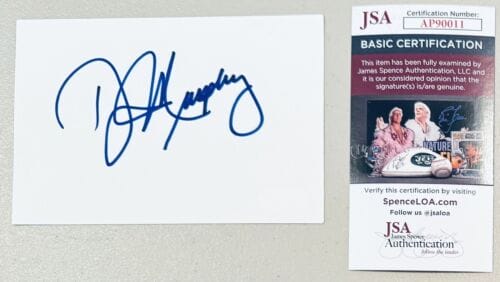 Donna Murphy Signed Autographed 4x6 Card JSA Cert Tangled Spider-Man ...