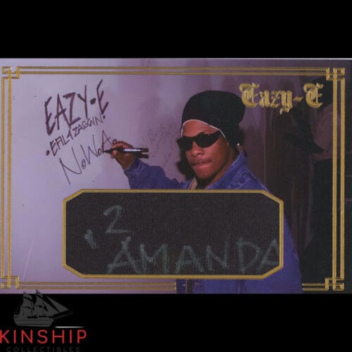 Eazy E Authentic Handwriting Custom Card Hand Written Words JSA LOA NWA ...