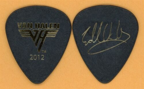 Eddie Van Halen 2012 concert tour memorabilia signature custom stage ...